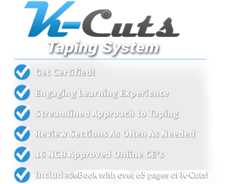 K-Cuts Certification eCourse - Learn 2 Tape